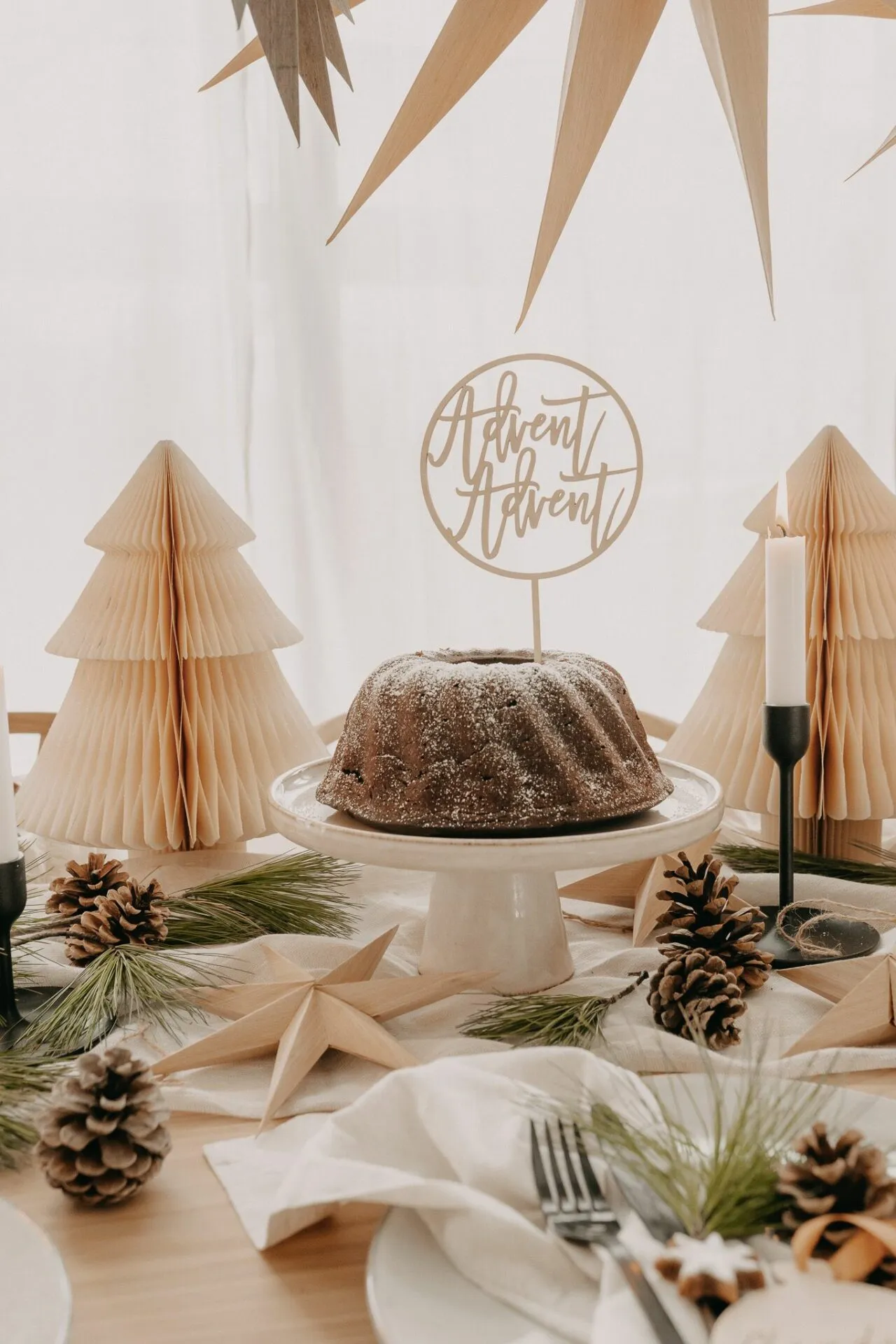 Cake Topper Weihnachten Advent Advent im Kreis - WinterTraum ...